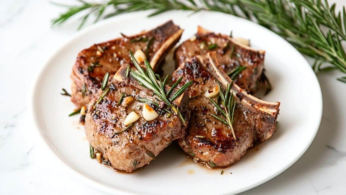 Recette de côtelette d’agneau au four : juteuse et bien parfumée ...