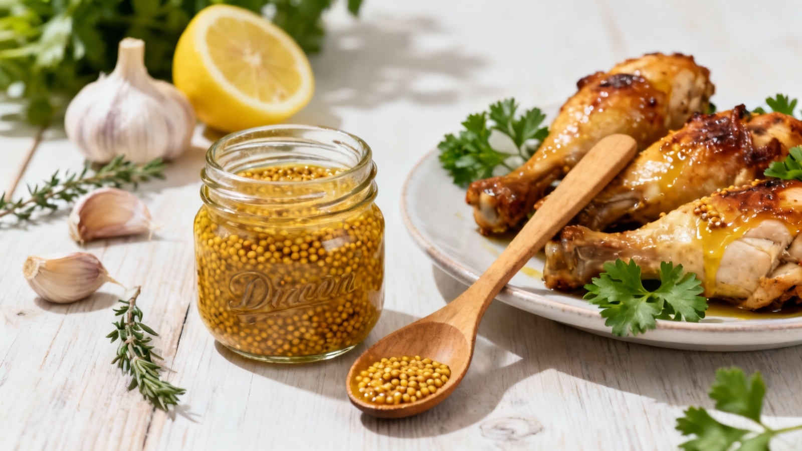 Sauce moutarde pour le poulet : recette facile et ingrédients ...
